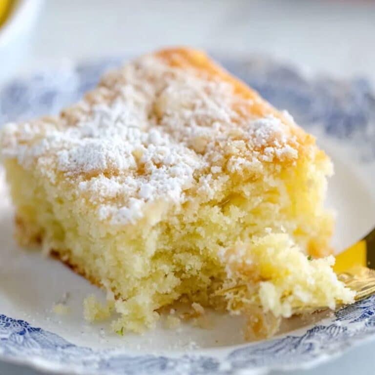 Lemon Crunch Cake That Melts in Your Mouth