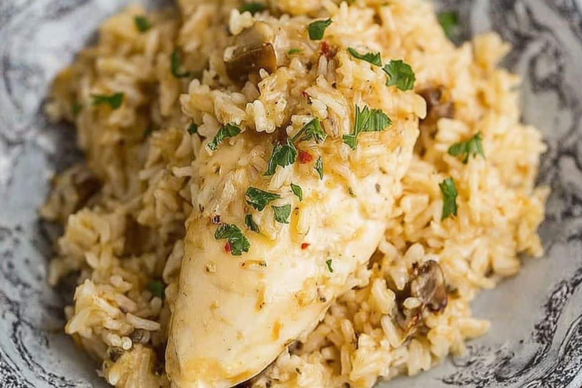 No-Peek Chicken and Rice