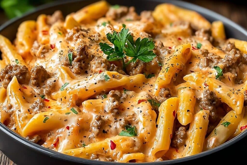 Creamy Beef Pasta Recipe