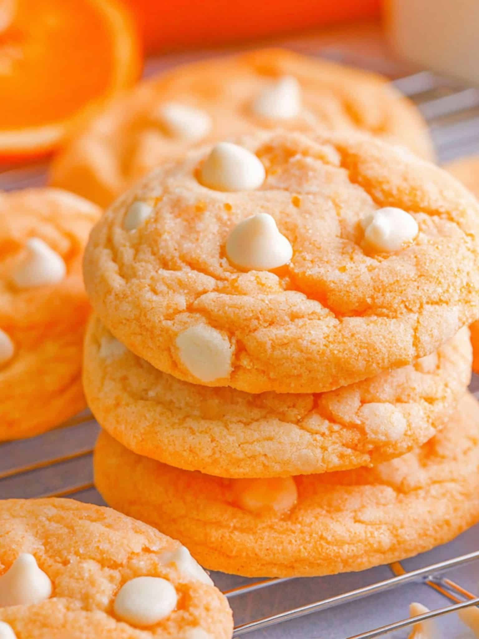Orange Creamsicle Cookies - fromscratchdishes.com