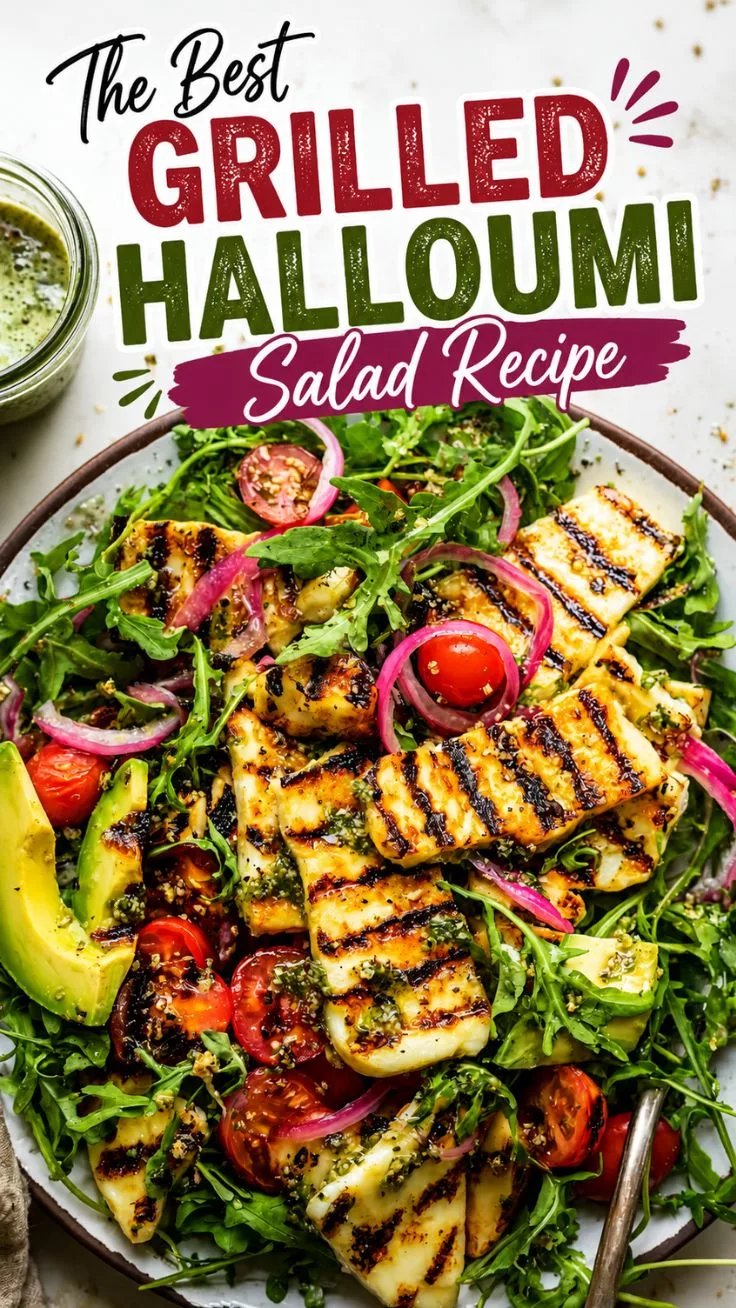 Grilled Halloumi Salad Recipe