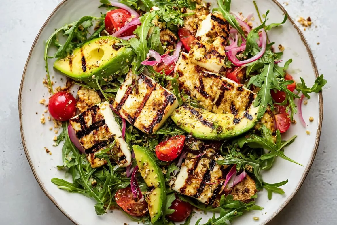 Grilled Halloumi Salad Recipe